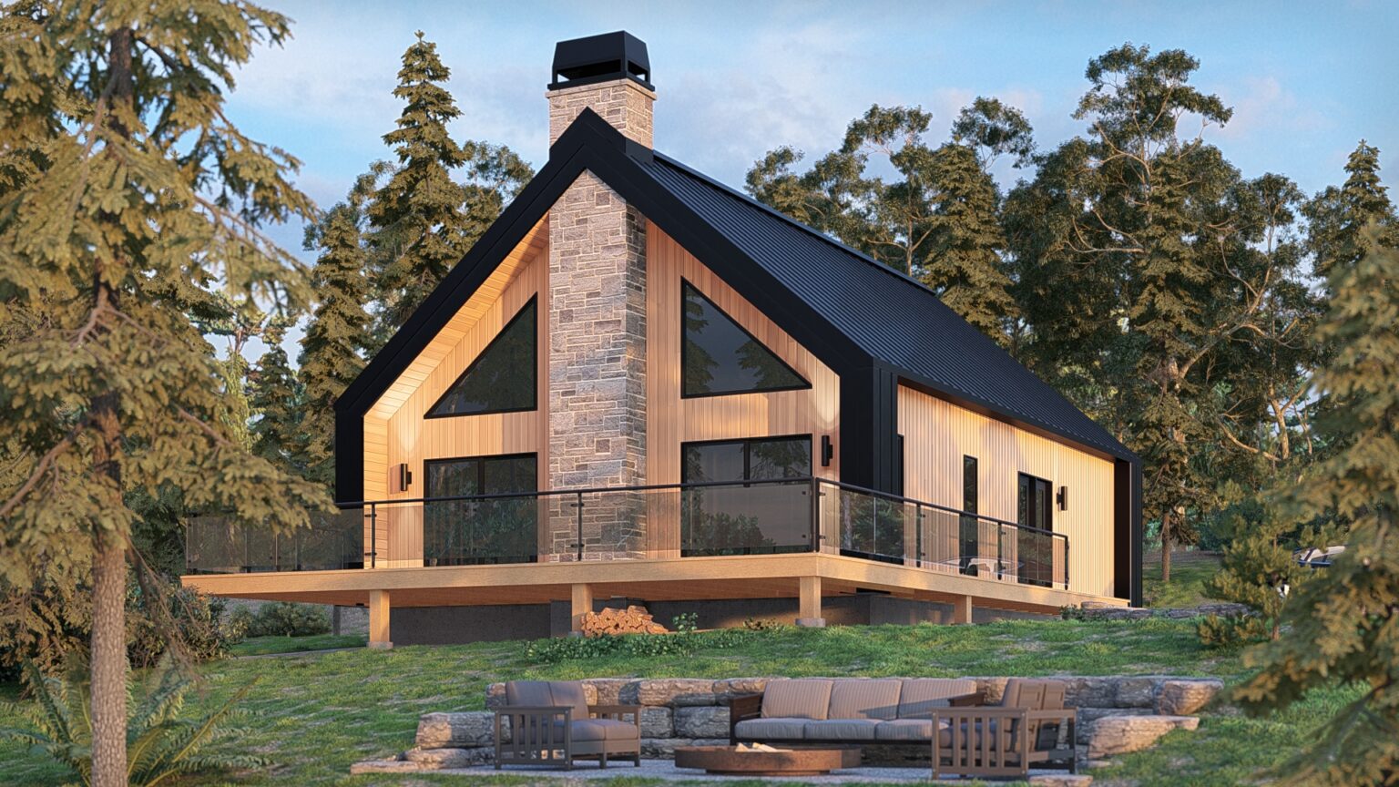 Maison préfabriquée Québec : Nos maisons usinées en kit - La Factory ...